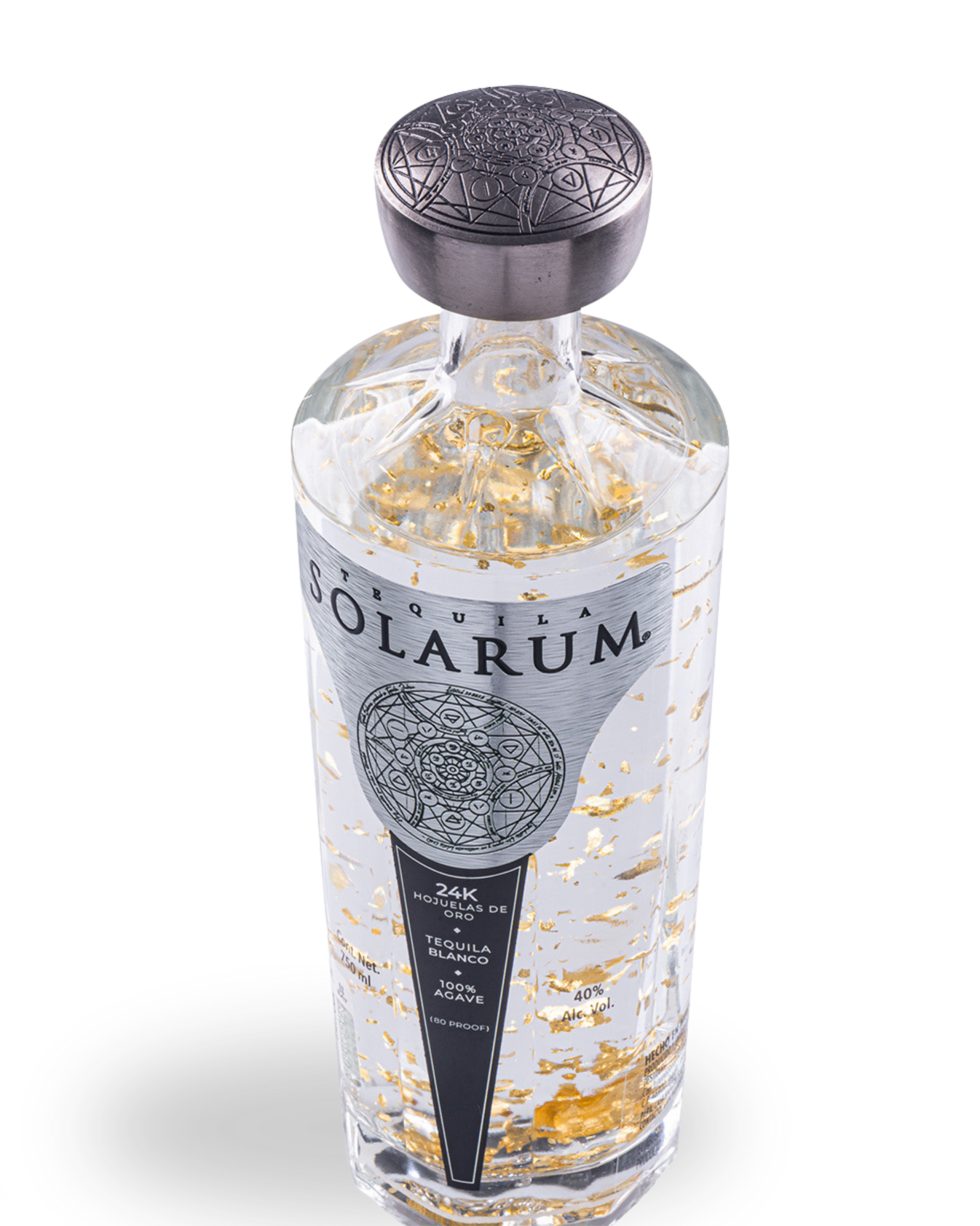 Tequila Solarum Blanco con oro 24K - 750 ml – TEQUILA SOLARUM