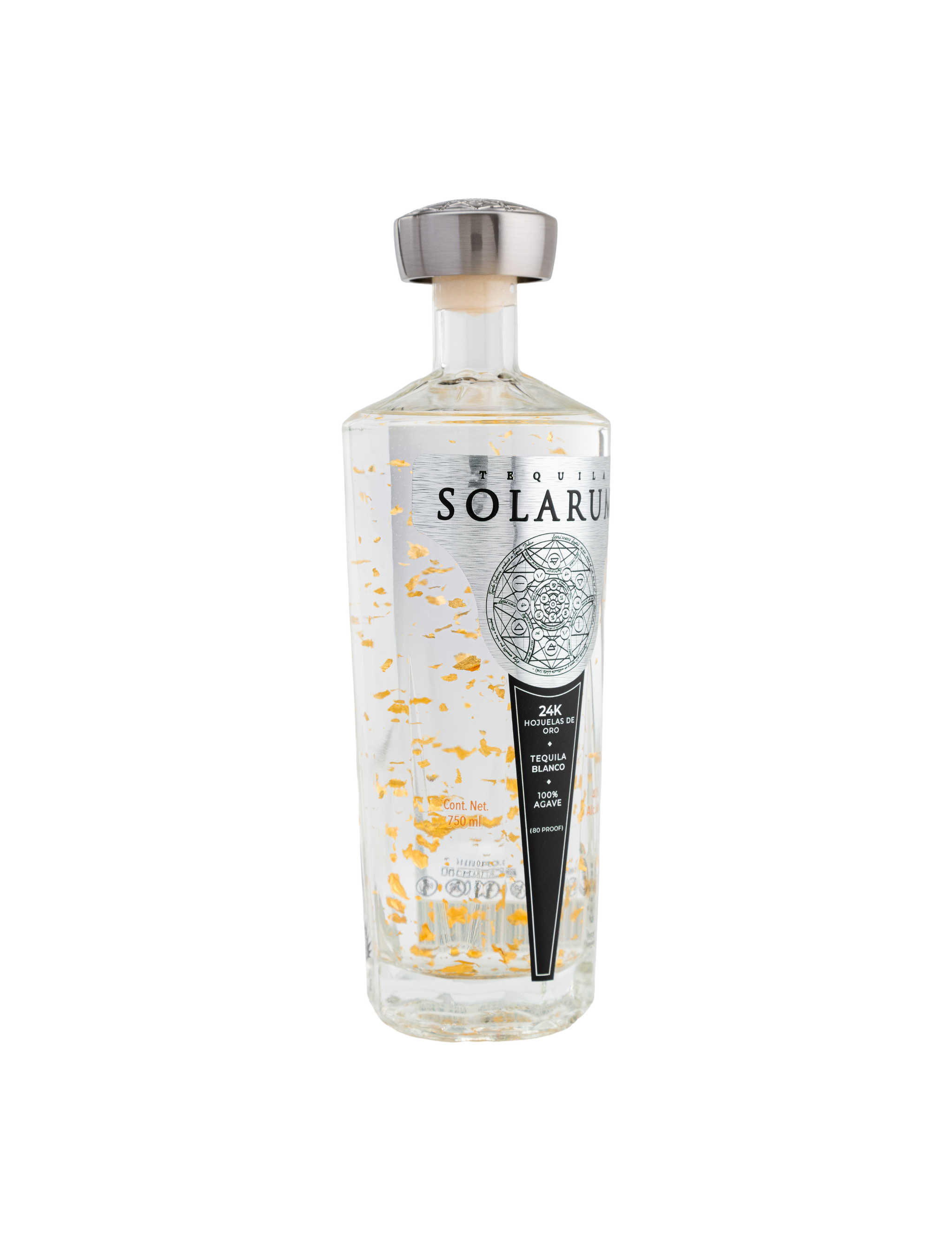 Tequila Solarum | Tequila Añejo Cristalino con Oro de 24k – TEQUILA SOLARUM
