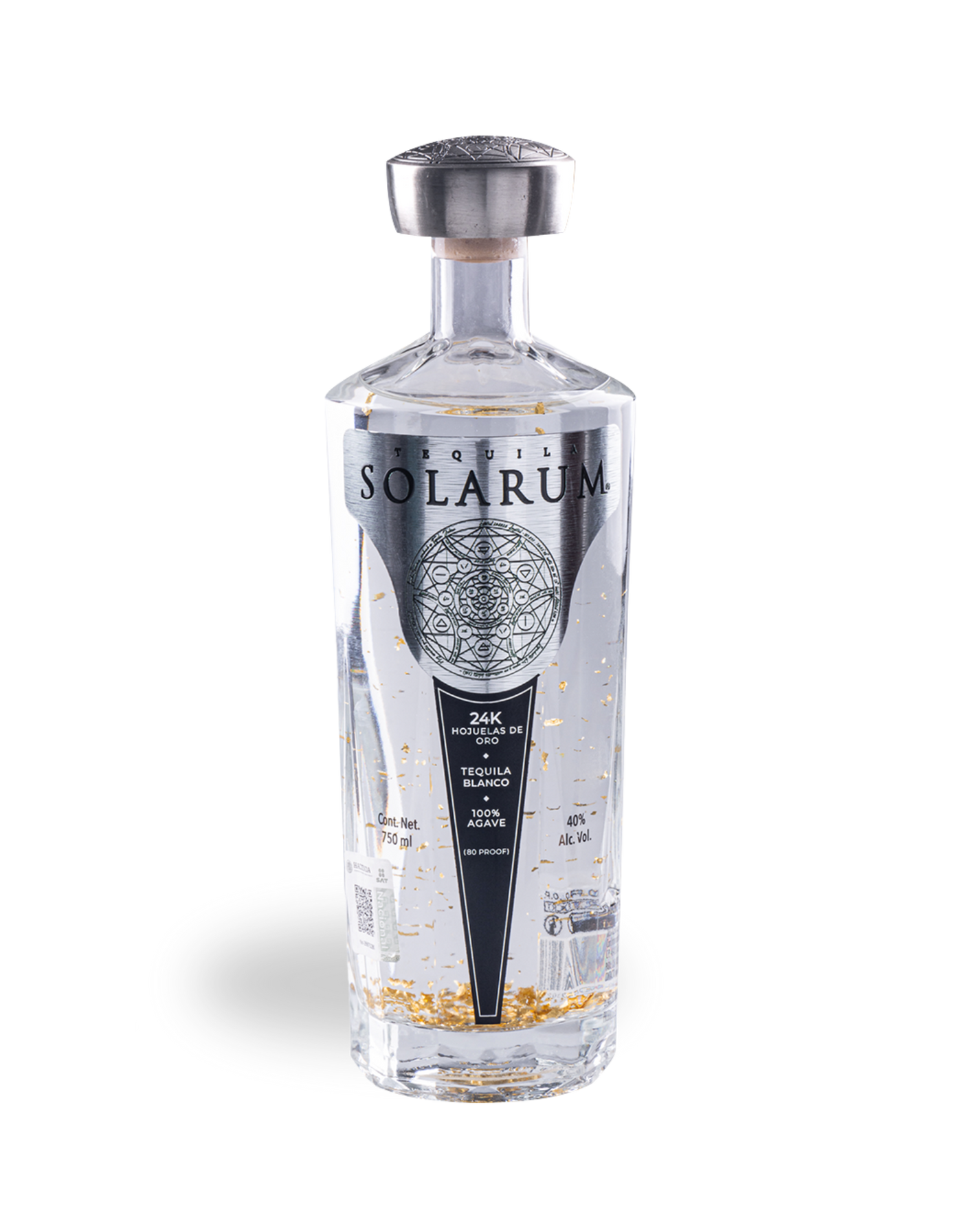 Tequila Solarum Blanco con oro 24K - 750 ml – TEQUILA SOLARUM