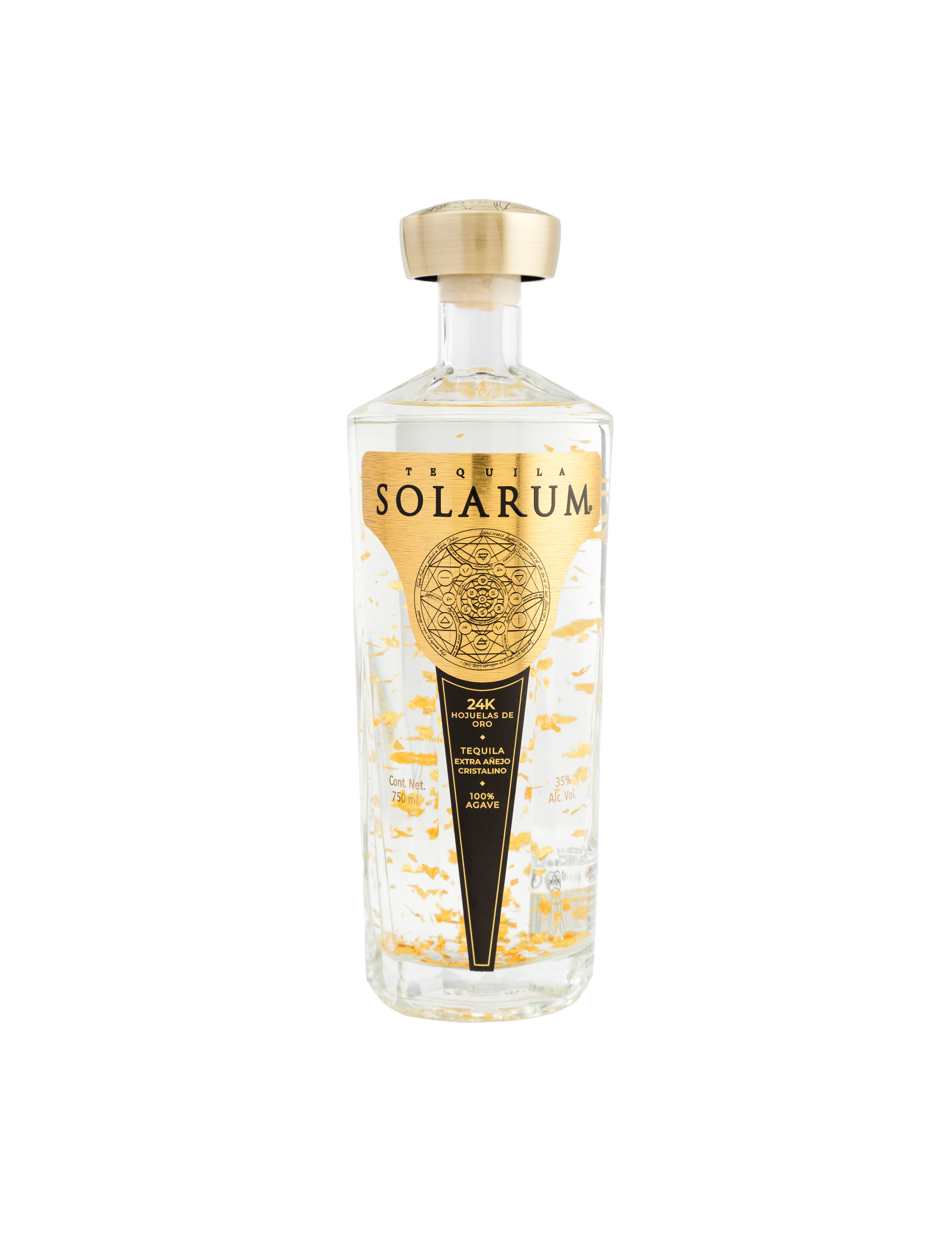 Tequila Solarum | Tequila Añejo Cristalino con Oro de 24k – TEQUILA SOLARUM